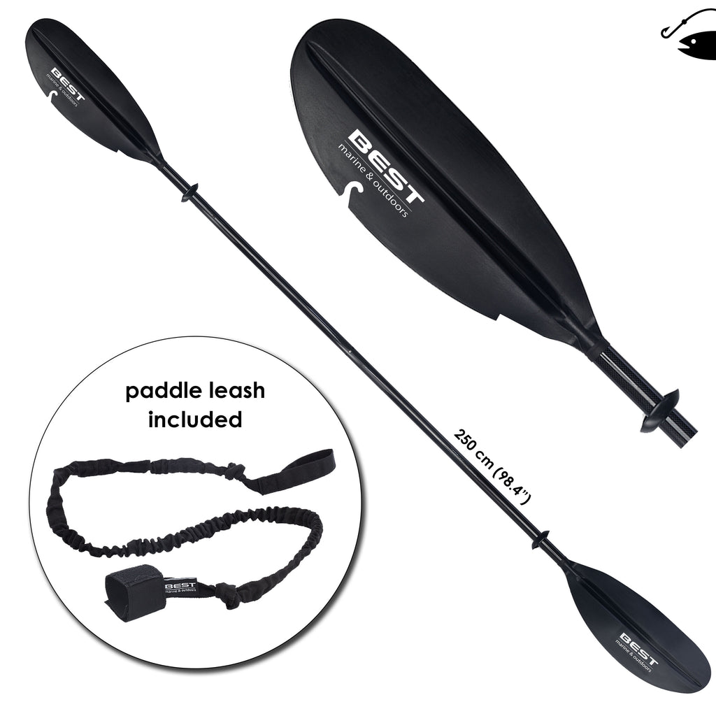 Carbon Fiber Kayak Fishing Paddle | Best Marine & Outdoors